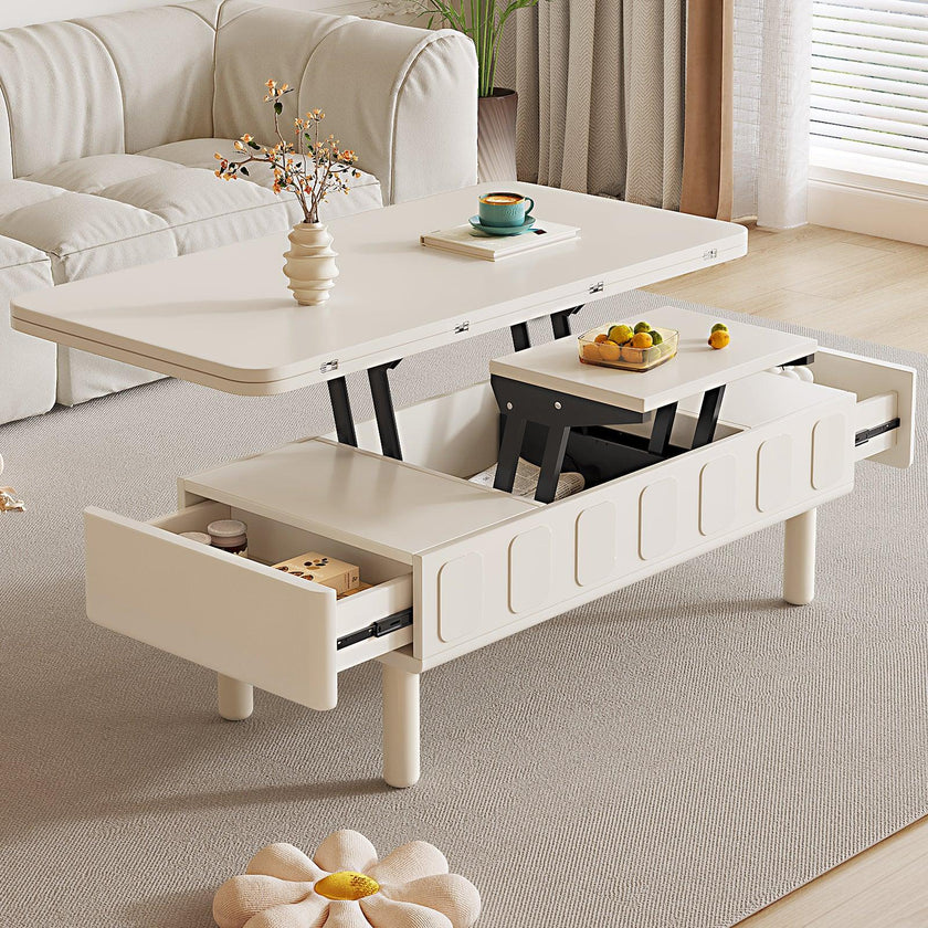 Multifunctional Lift Top Coffee Table - 3-in-1 Center Table for Living ...