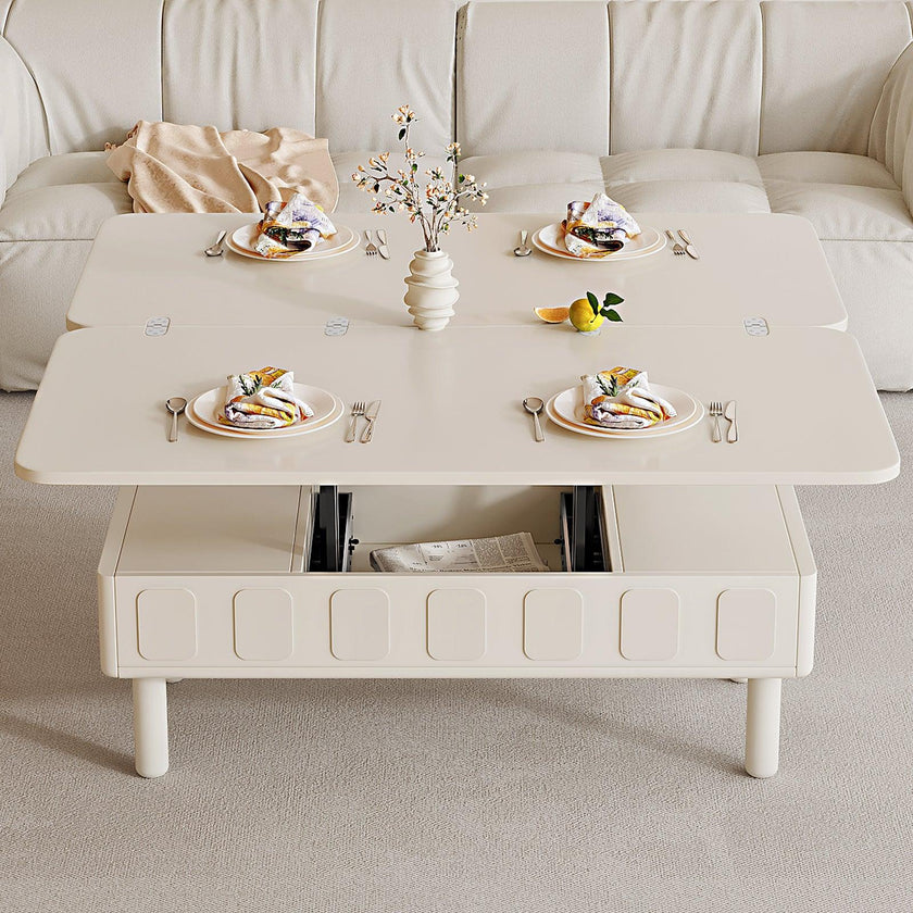 Multifunctional Lift Top Coffee Table - 3-in-1 Center Table for Living ...