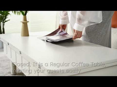 Multifunctional Lift Top Coffee Table - 3-in-1 Center Table for Living ...